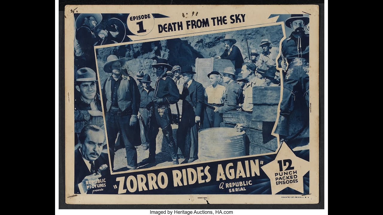 "Zorro Rides Again" (1937), CHAPTER 1: Death from the Sky - YouTube