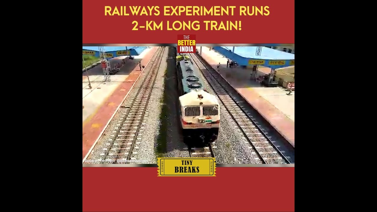 Railways Experiment Runs 2 Km Long Train! - YouTube