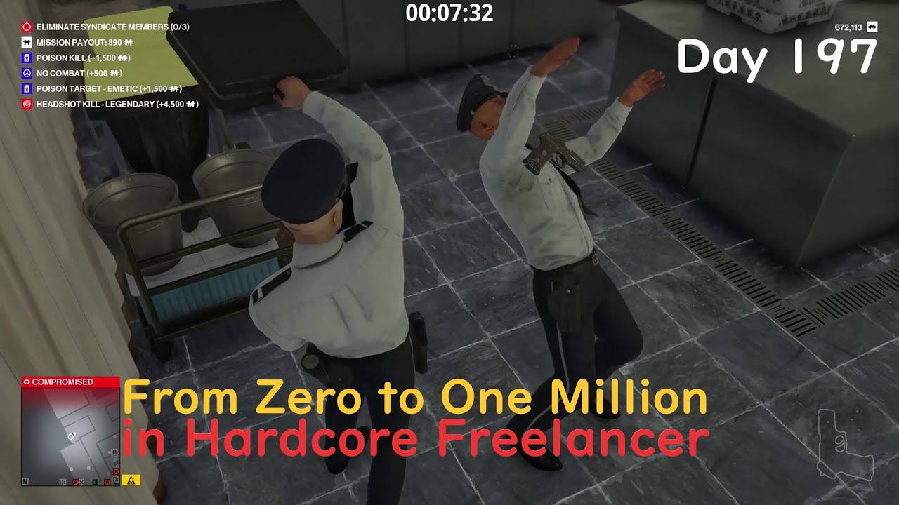Way to One Million Merces, Day 197 (HITMAN Hardcore Freelancer) - YouTube