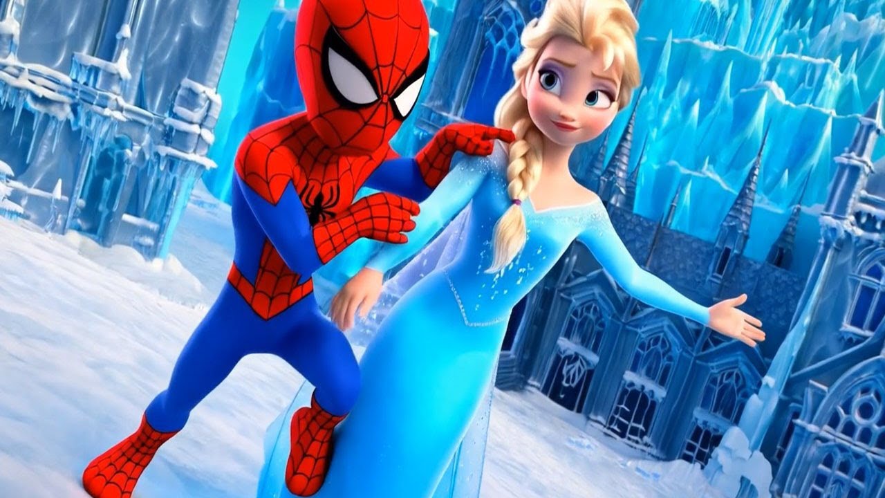 Elsa and Spider-Man Dance Song ! - YouTube