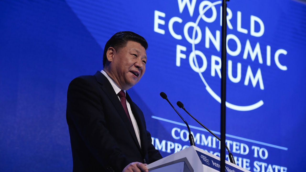 China's President Defends Globalization at World Economic Forum - YouTube