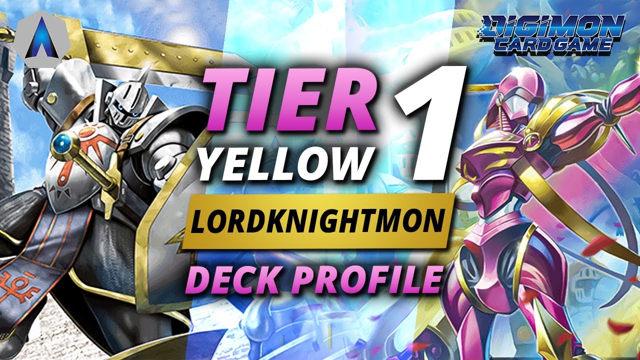Digimon! TIER 1!!! Yellow LordKnightmon Deck Profile + Combos & Guide ...