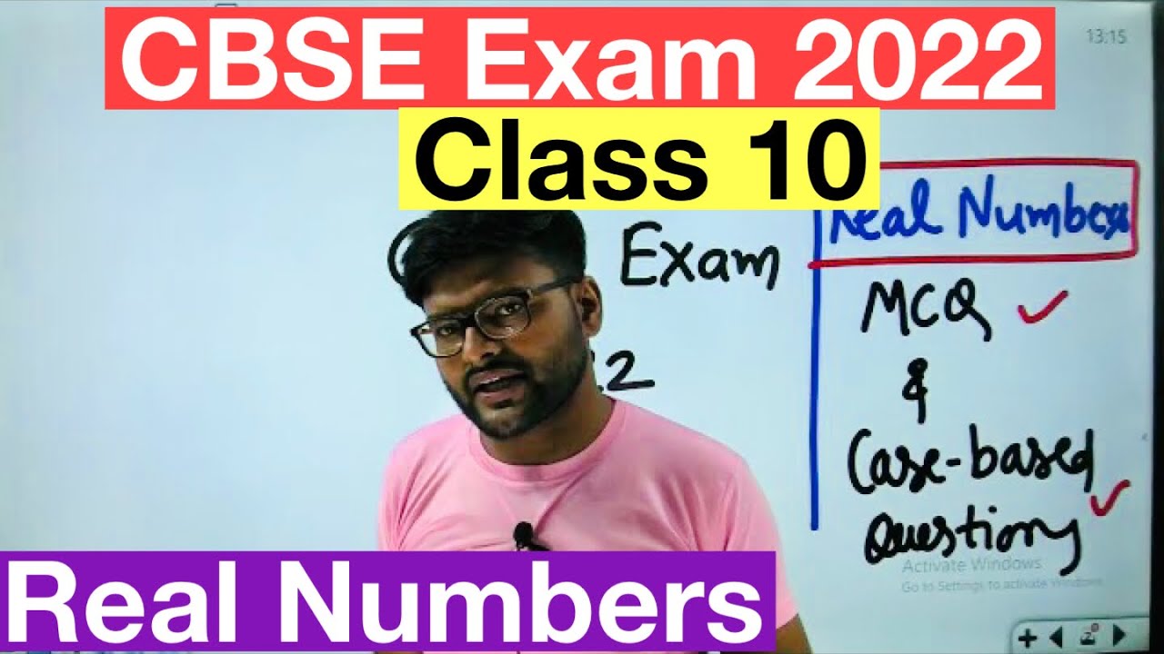 Real Numbers MCQs and Case Study Based Question I Class 10 I Part 1 I ...