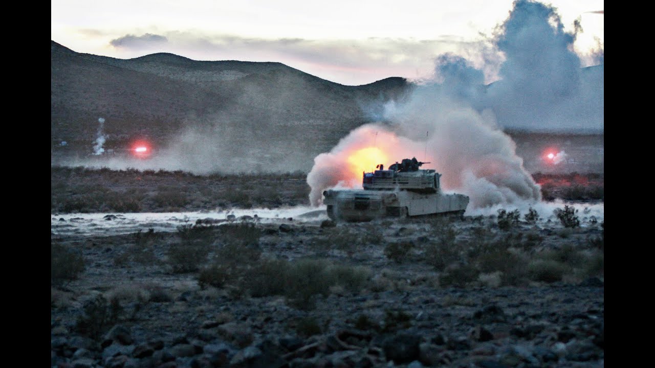 US Military M1 Abrams Tanks & AH-64 Apache Helicopters Unleash Hell During Massive Live Fire ...