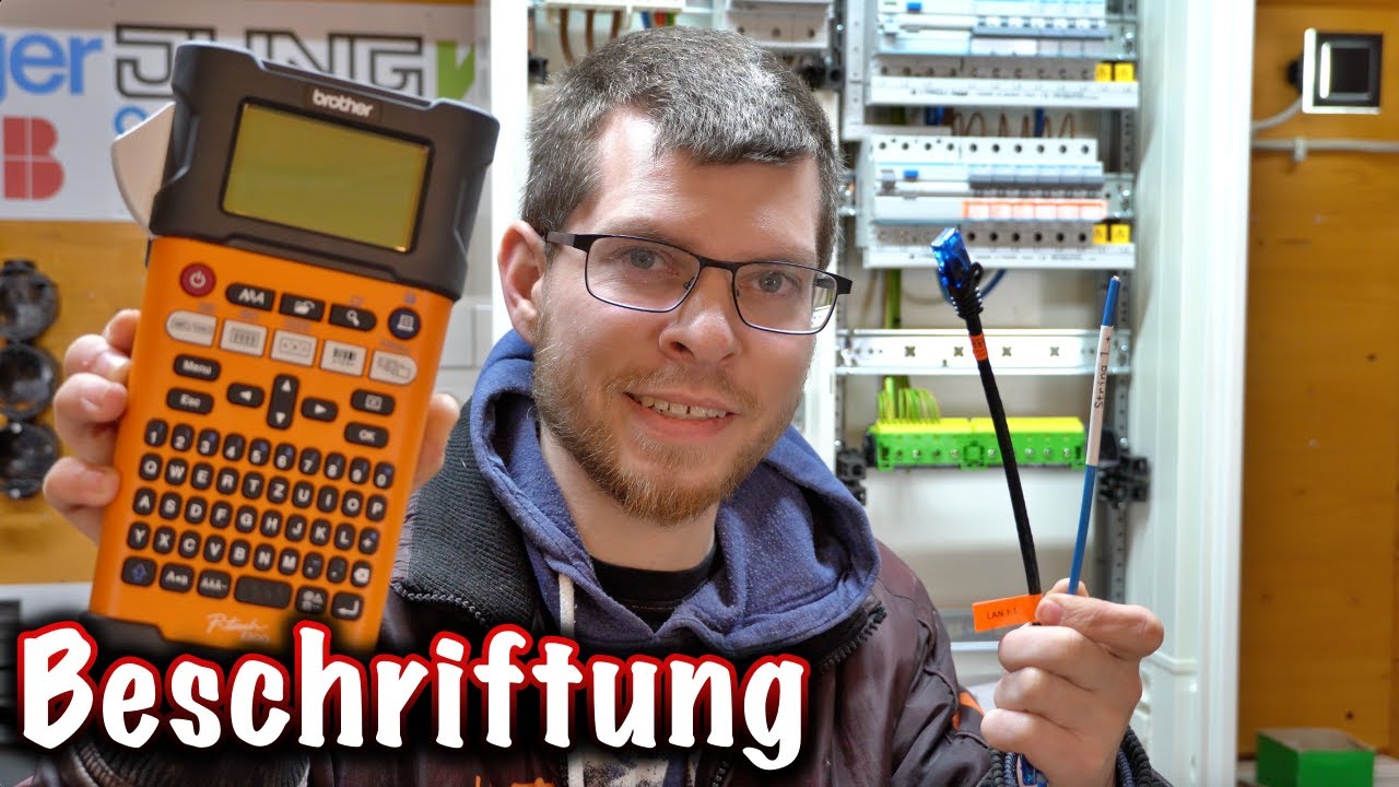 Beschriftungsgerät für Elektriker! (Brother P-Touch E300) ElektroM ...