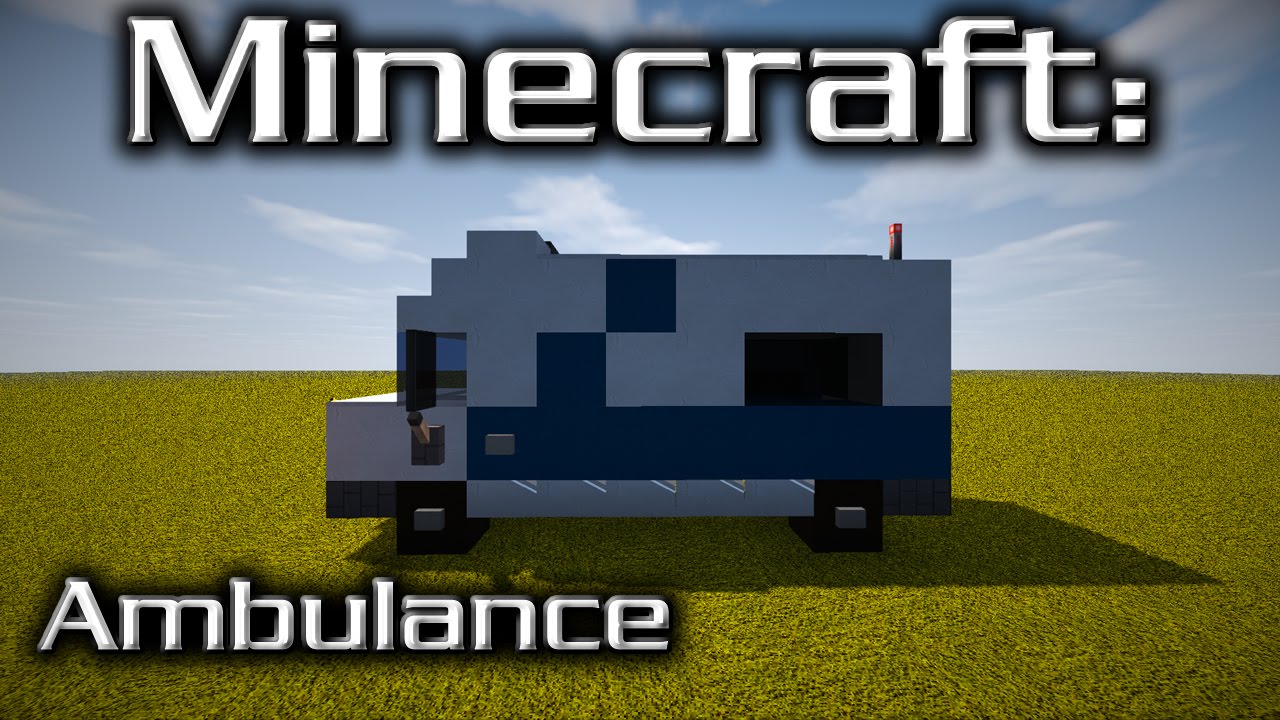 Minecraft: Ambulance Tutorial (Designed By Yazur) - YouTube