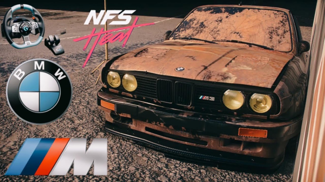 Need for Speed Heat - Rebuilding a BMW M3 Evolution II (E30) 1988 | NFS Heat | LOGITECH G29 ...