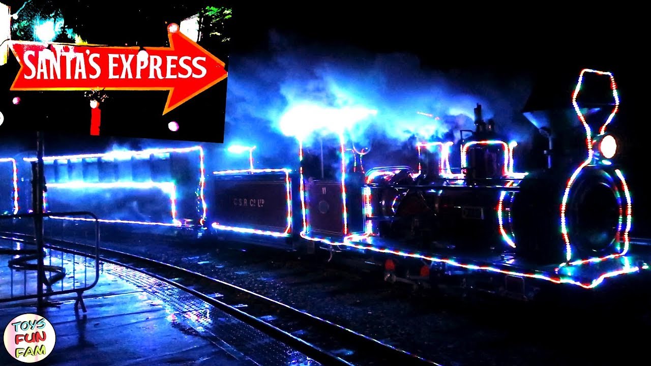 Christmas Statfold Barn Railway Santa Express | Toys Fun Fam - YouTube