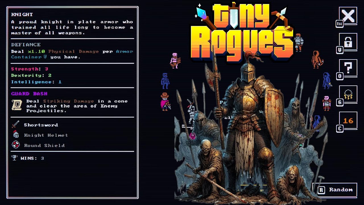 Tiny Rogues Cinder 16 Knight - YouTube