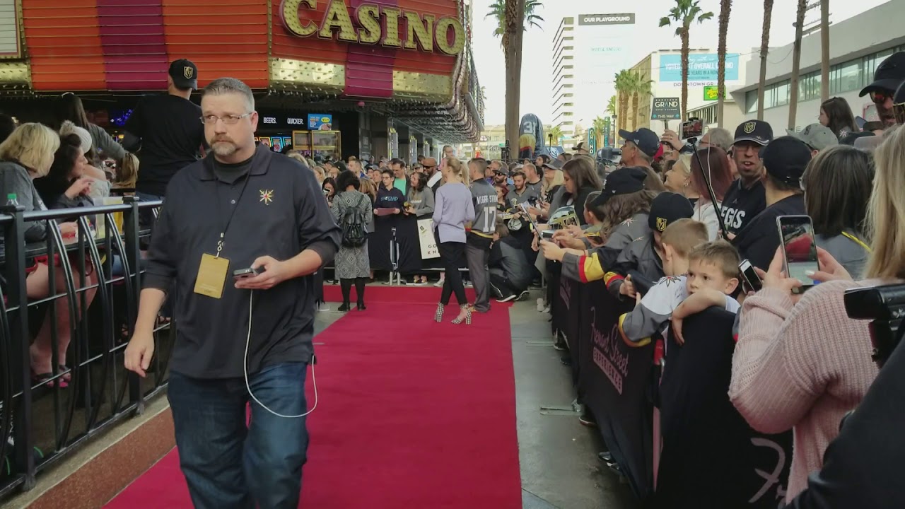 VGK Fan Fest Red Carpet Intro January 14, 2018 - YouTube