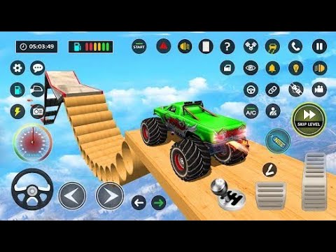 ramp car game | car Racing game - car game Android game play video 3D ...