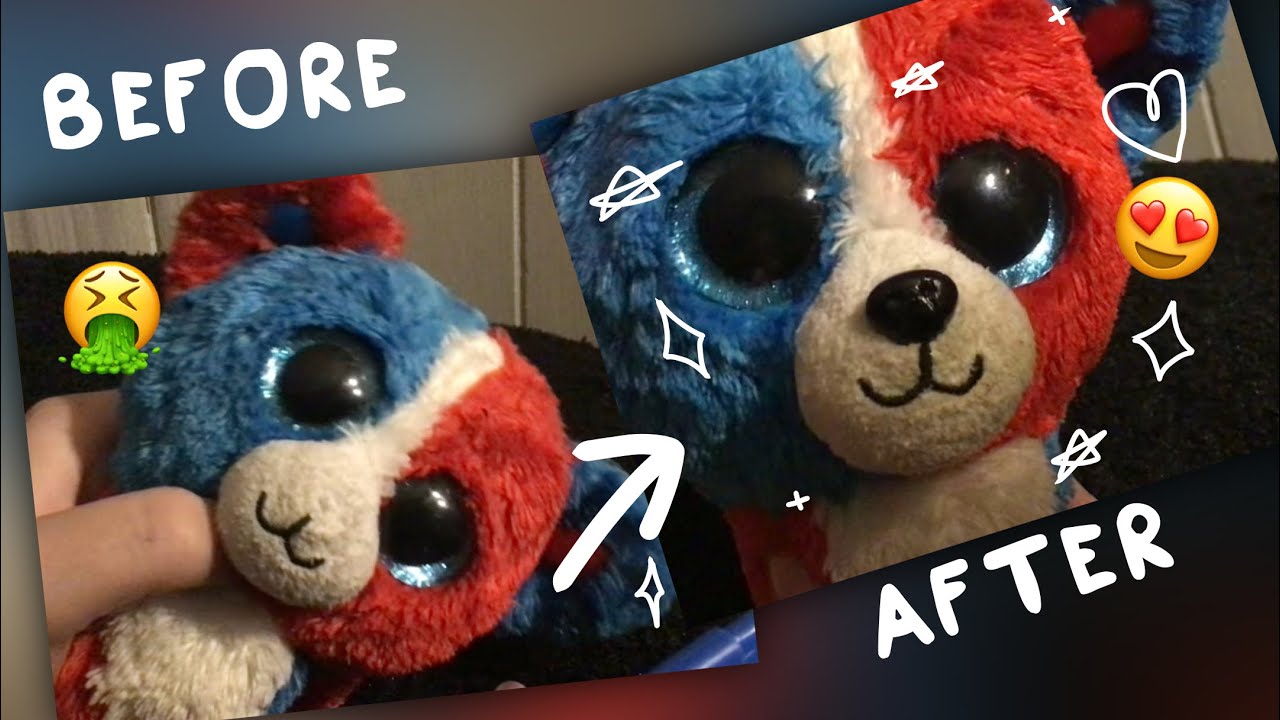 How to fix/change a beanie boo nose - YouTube