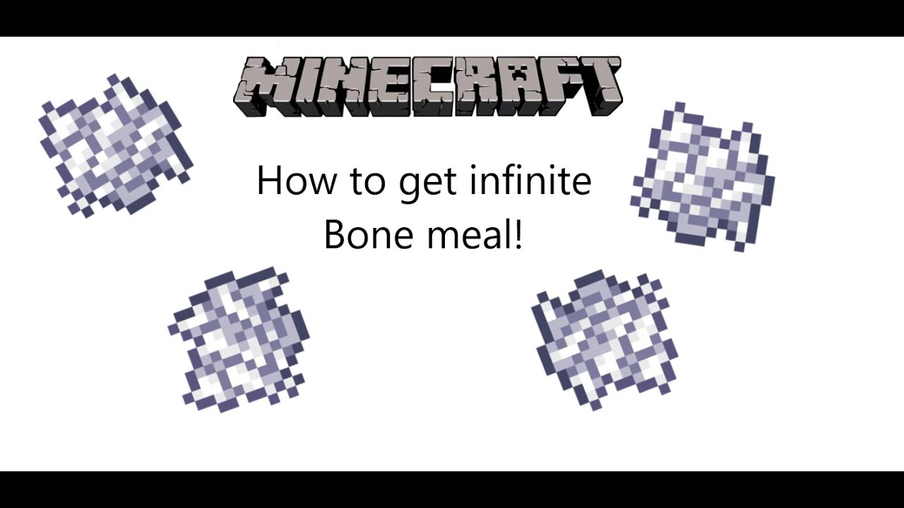 Minecraft bedrock- How to get infinite bone meal!!! - Koolwolfy - YouTube