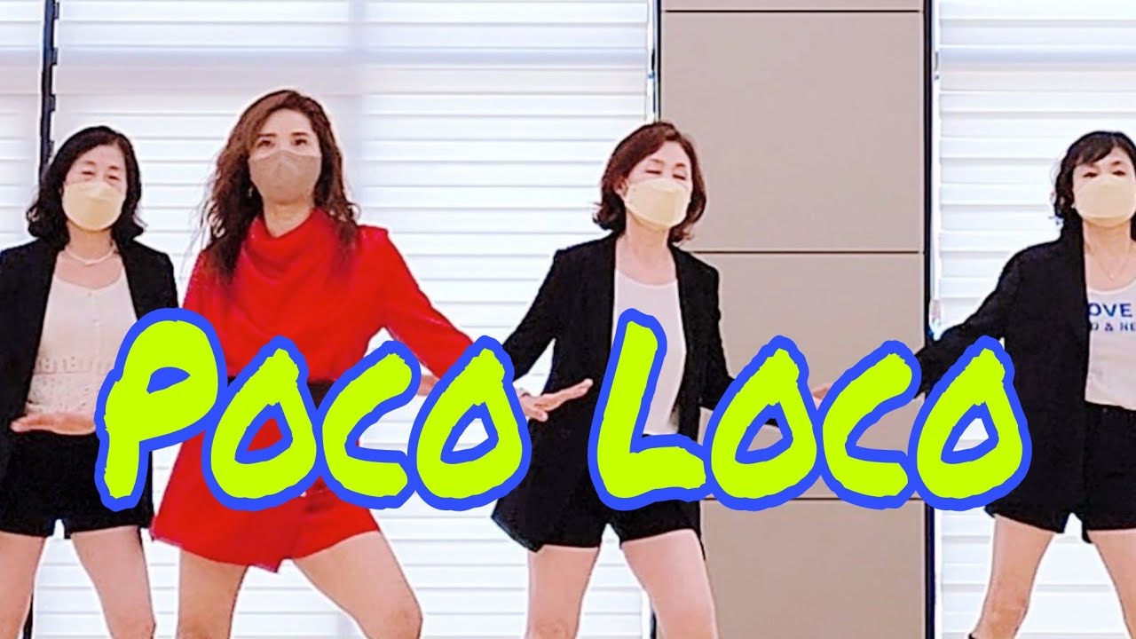 Poco Loco Line Dance|Intermediate|느낌있는 중급라인댄스 - YouTube