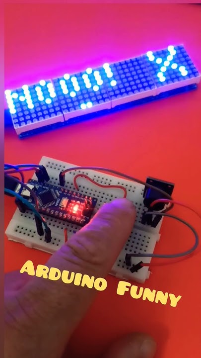 Arduino Funny Project Visuino - YouTube
