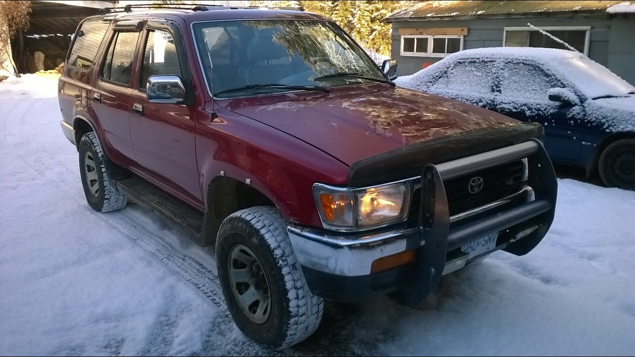 My Car: 1992 Toyota 4Runner SR5 4x4 - YouTube