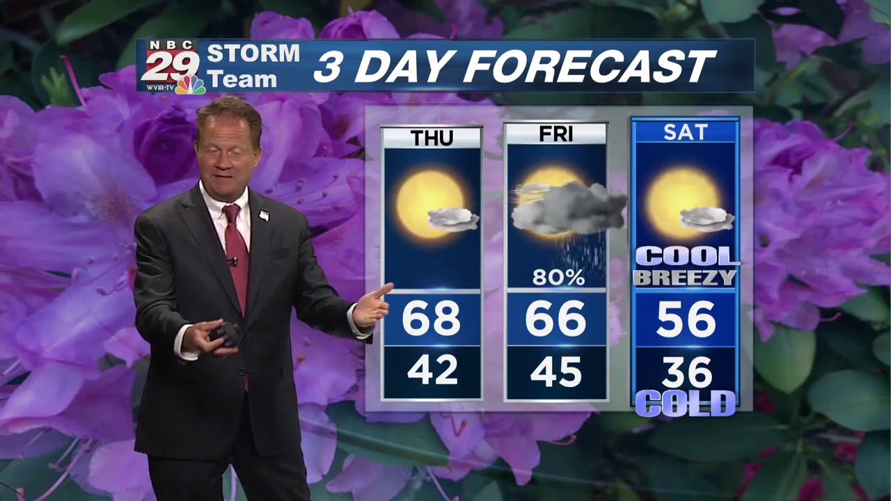 Eric Pritchett - NBC29 Weather 6 PM May 6, 2020 - YouTube