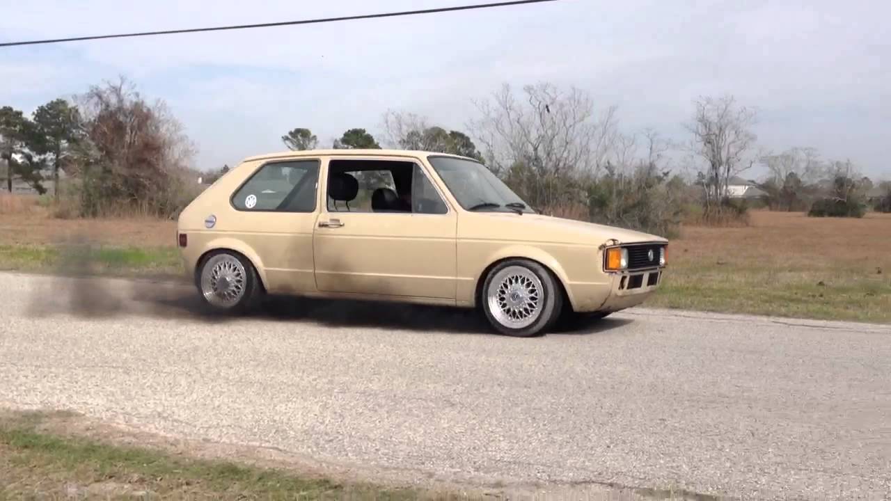 82 rabbit turbo diesel - YouTube