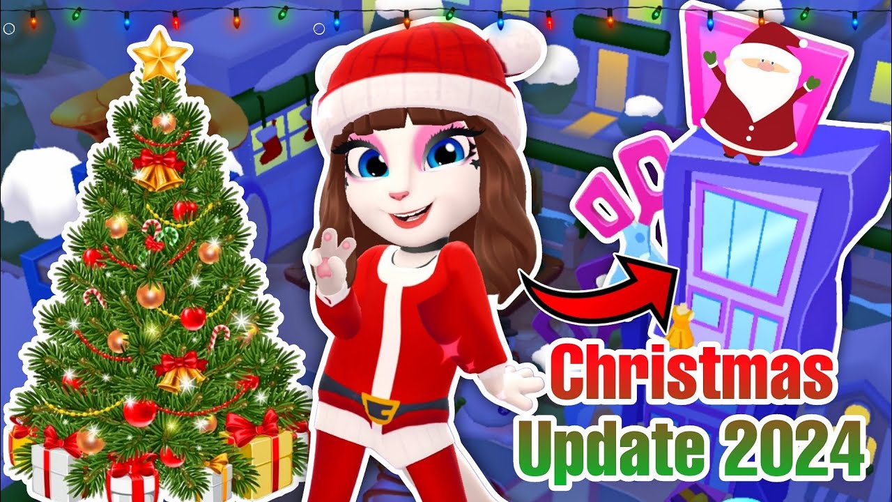 My Talking Angela 2 - Christmas Update 2024 ☃️🎄| Santa Claus Cosplay ...
