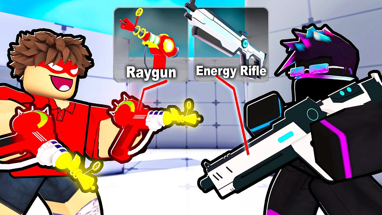 1v1ing Youtubers with RANDOM LOADOUTS in Roblox Rivals - YouTube