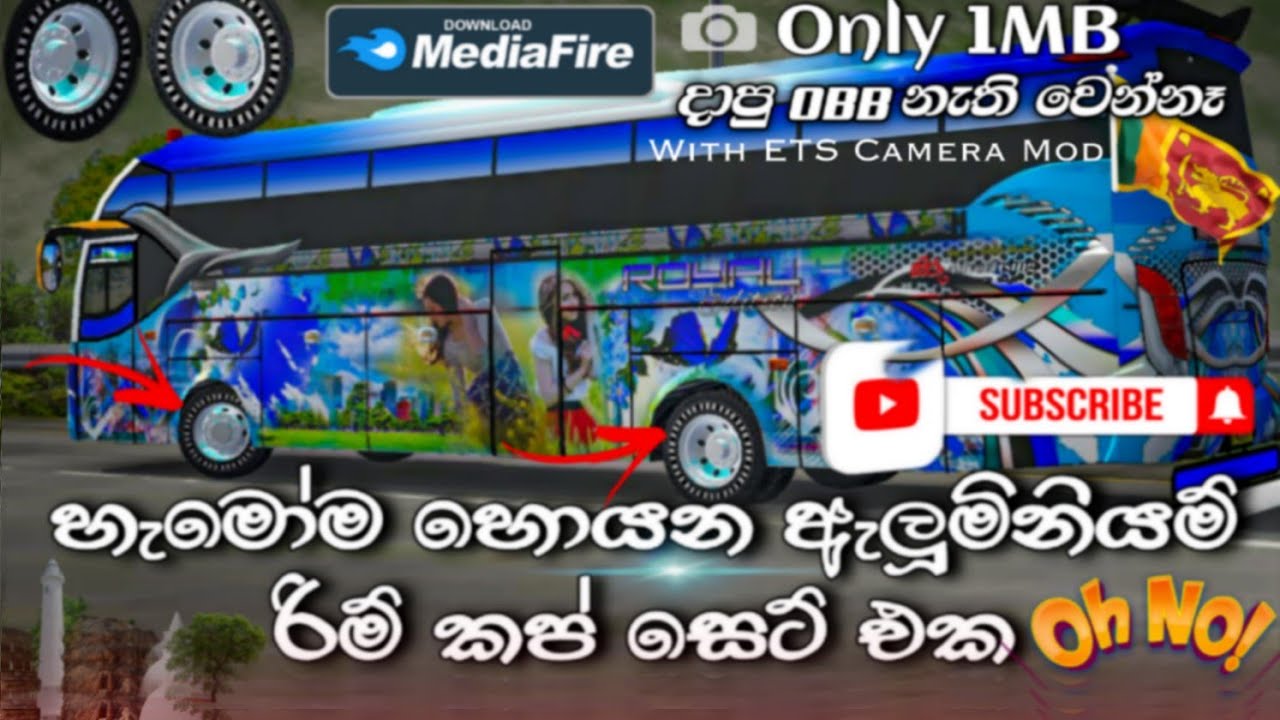 Bus Simulator Indonesia | Sri lankan Aluminium Rim Cups & ETS2 Camera ...