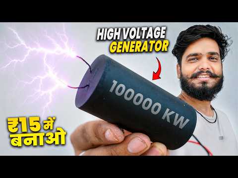 I'm building a High Voltage Generator using Old LED Bulb ⚡ | 100000kV