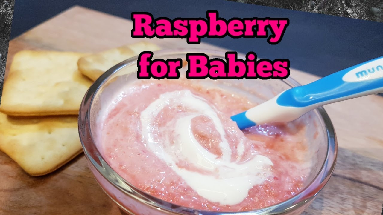 BABY FOOD | STAGE 2 | RASPBERRY, YOGHURT & BISCUIT | BREAKFAST | SNACK ...