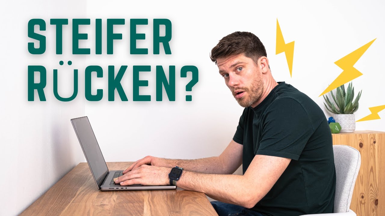 Steifer RÜCKEN nach langem Sitzen? Diese Übungen helfen! - YouTube