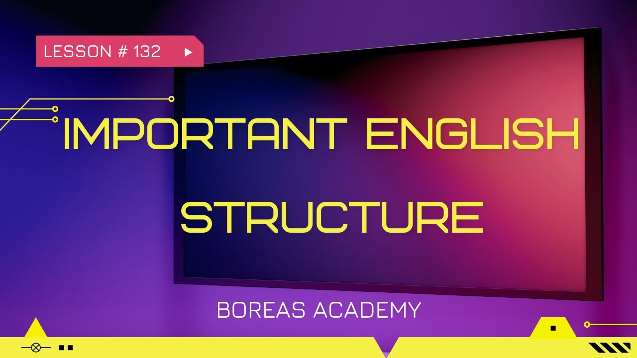 Important English structures | Advanced English structures | English ...