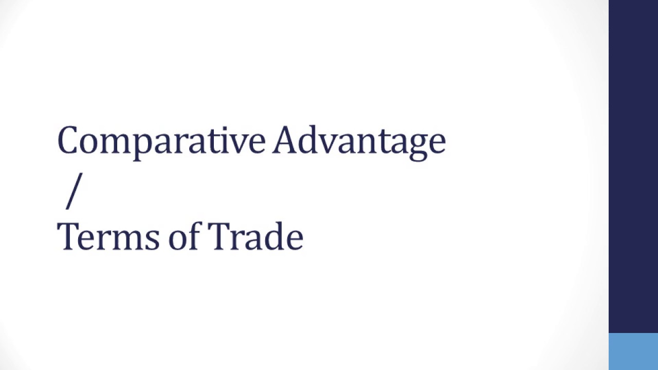 [IAL/DSE] [Macroeconomics] Comparative Advantage and Mutually ...