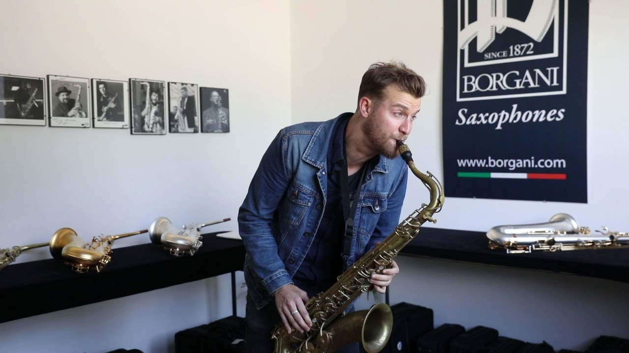 Choosing a Borgani Tenor Sax part.1 Daniel White plays Borgani Vintage ...