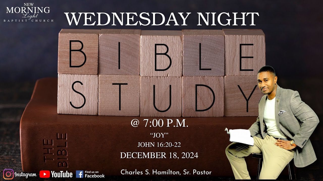 Wednesday Night Bible Study - YouTube