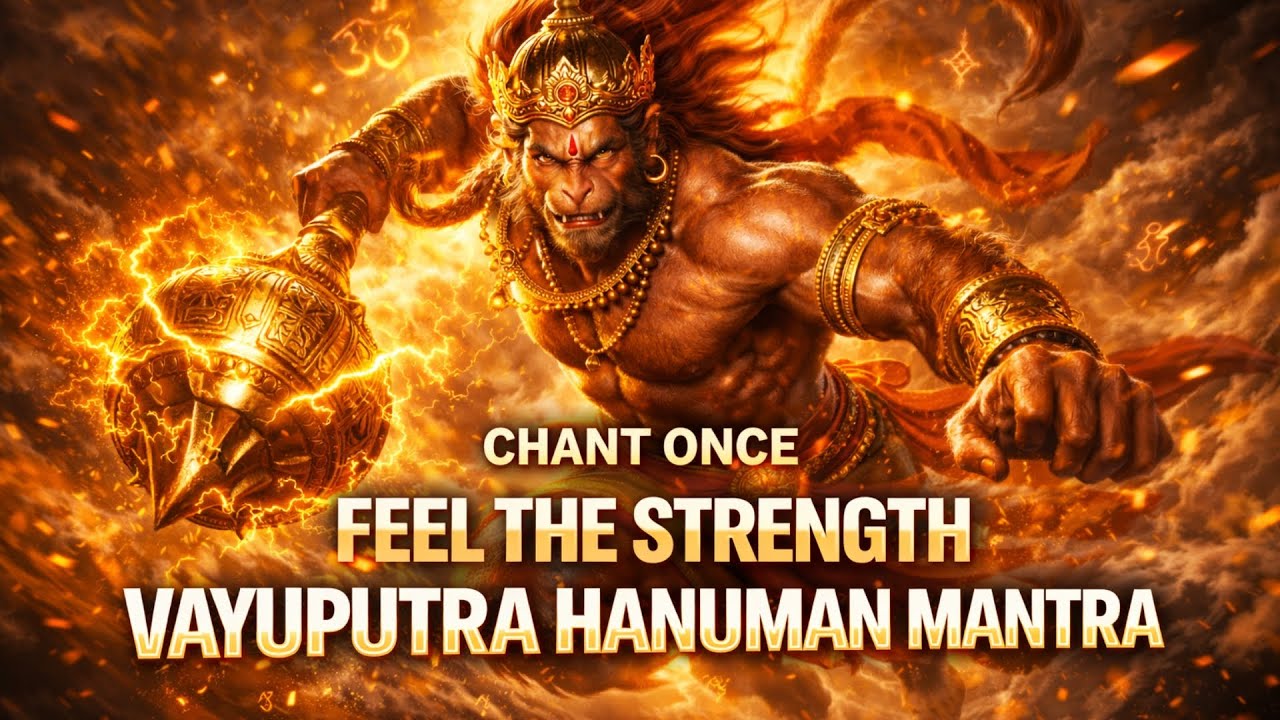Chant Once – Feel the Strength of Hanuman | Vayuputra Hanuman Mantra ...