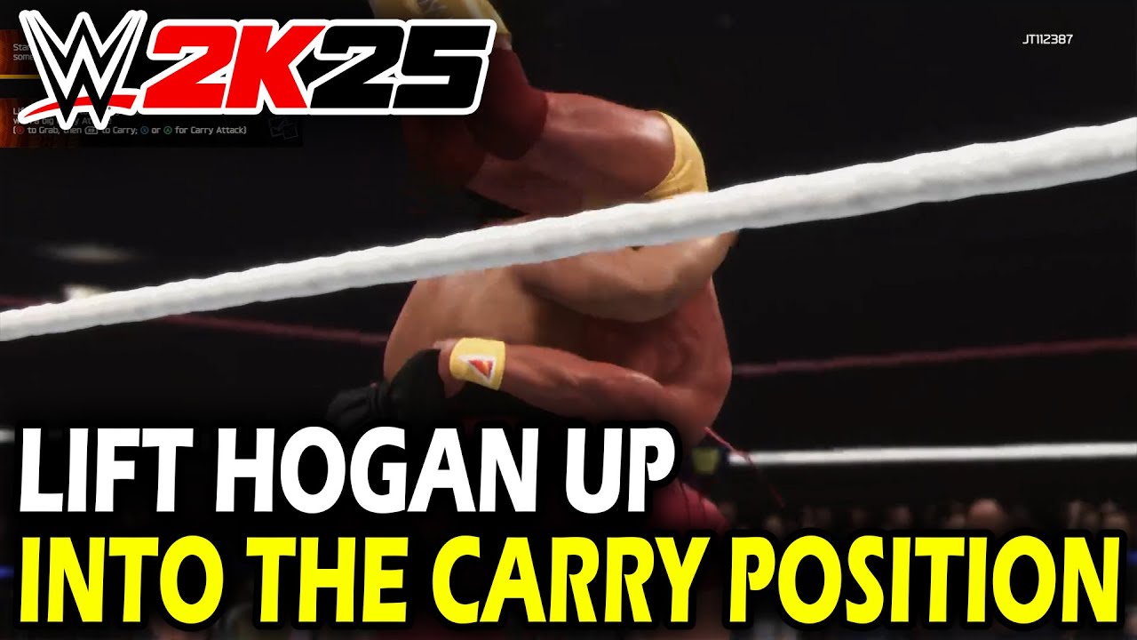 How to Life Hogan Up into Carry Position in WWE 2k25 Showcase - YouTube