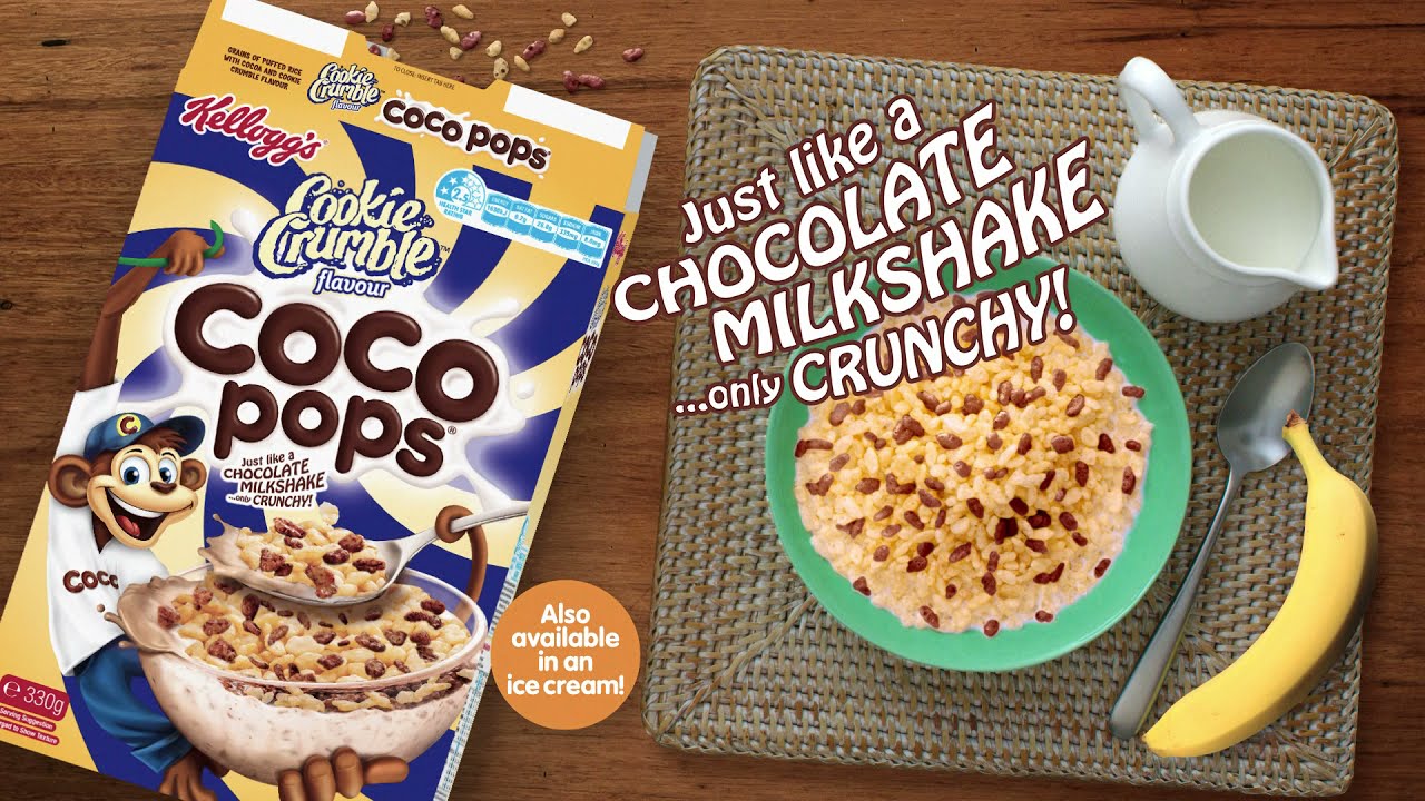 NEW Coco Pops Cookie Crumble Flavour | Kellogg's NZ - YouTube