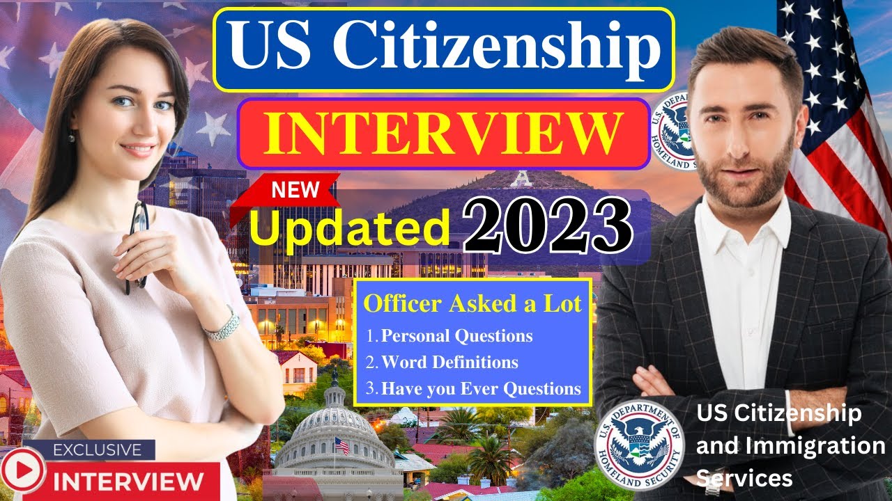 Practice US Citizenship Interview 2023 | N-400 Naturalization Test ...