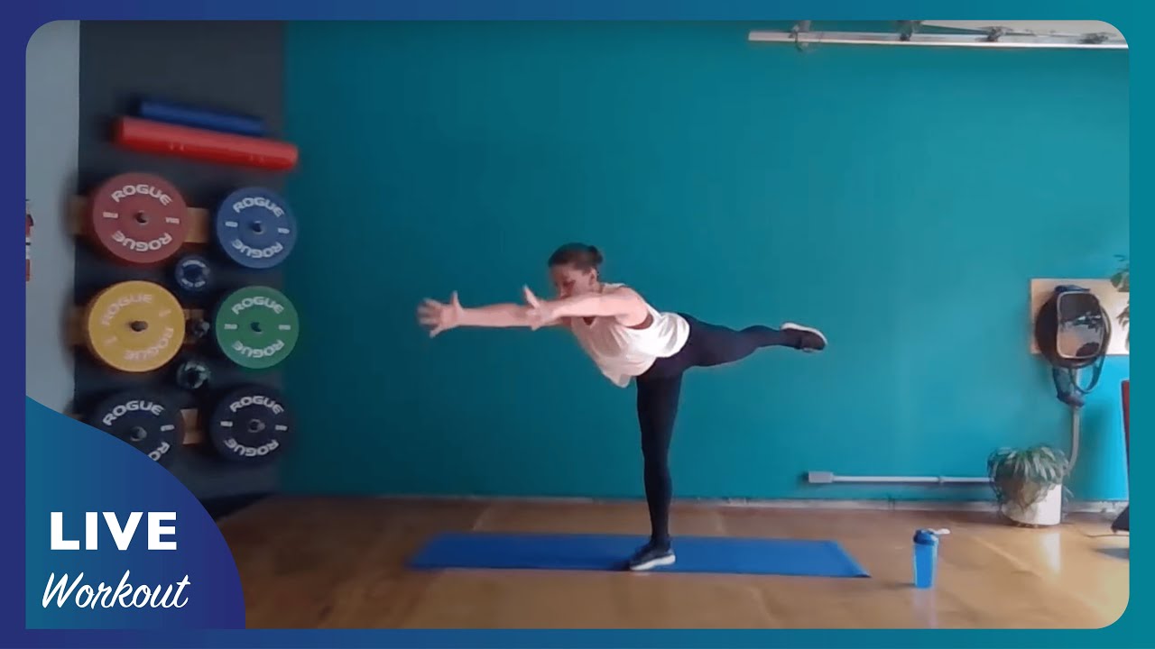 LIVE | Total Body Conditioning #2 - Cardio, Core & Strength Workout ...