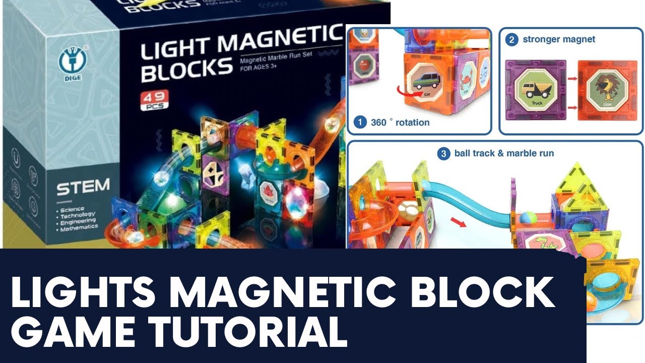 🎮 Lights Magnetic Block Game Tutorial | How to Master the Game 🔮 - YouTube