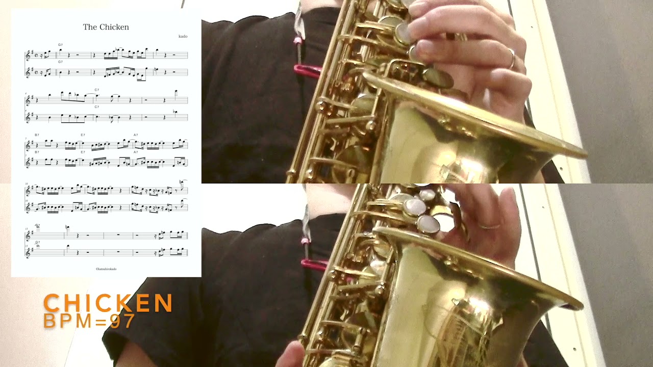 【The Chicken】 2 Alto Saxophones Improvisation - YouTube