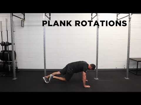 PLANK ROTATIONS ON HANDS - YouTube