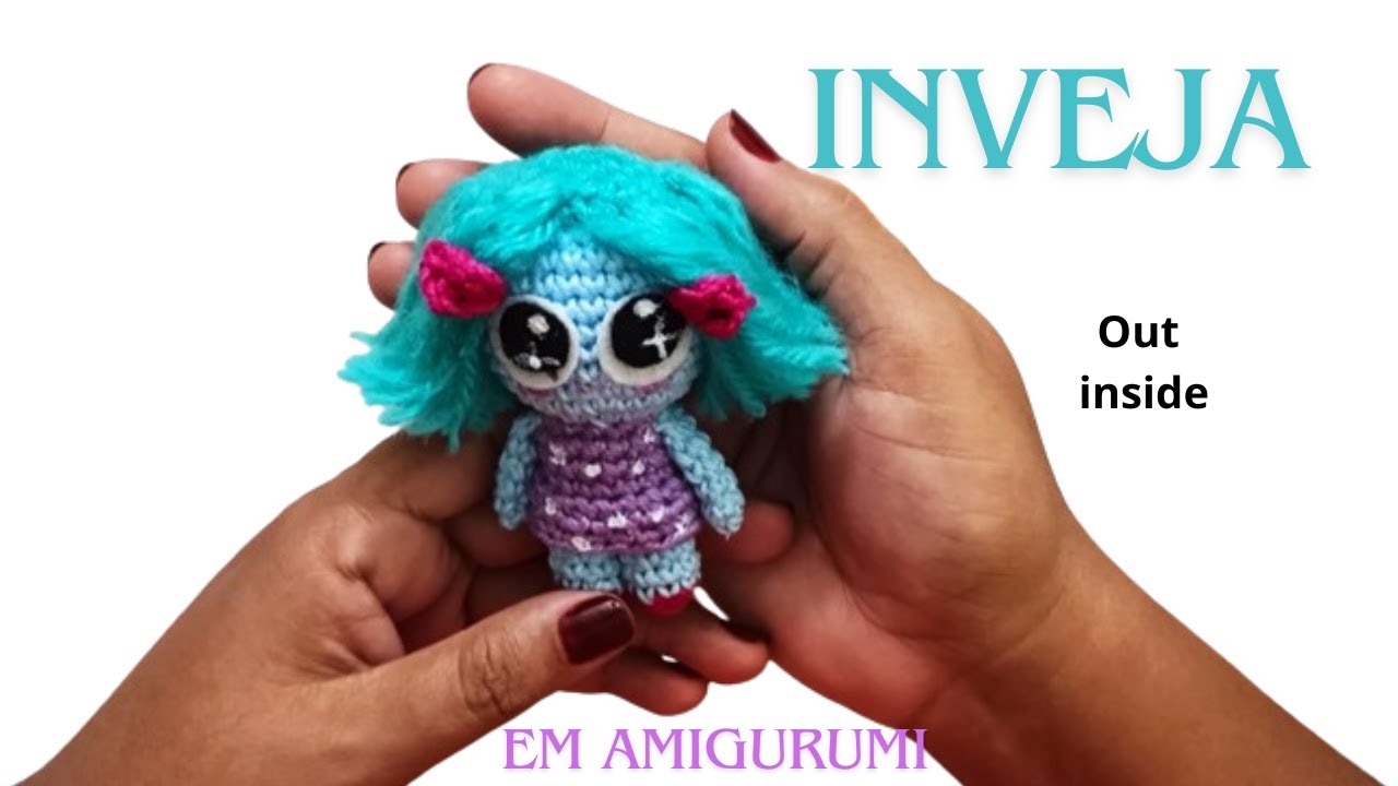 INVEJA EMOÇÃO DO FILME DIVERTIDAMENTE EM AMIGURUMI - YouTube