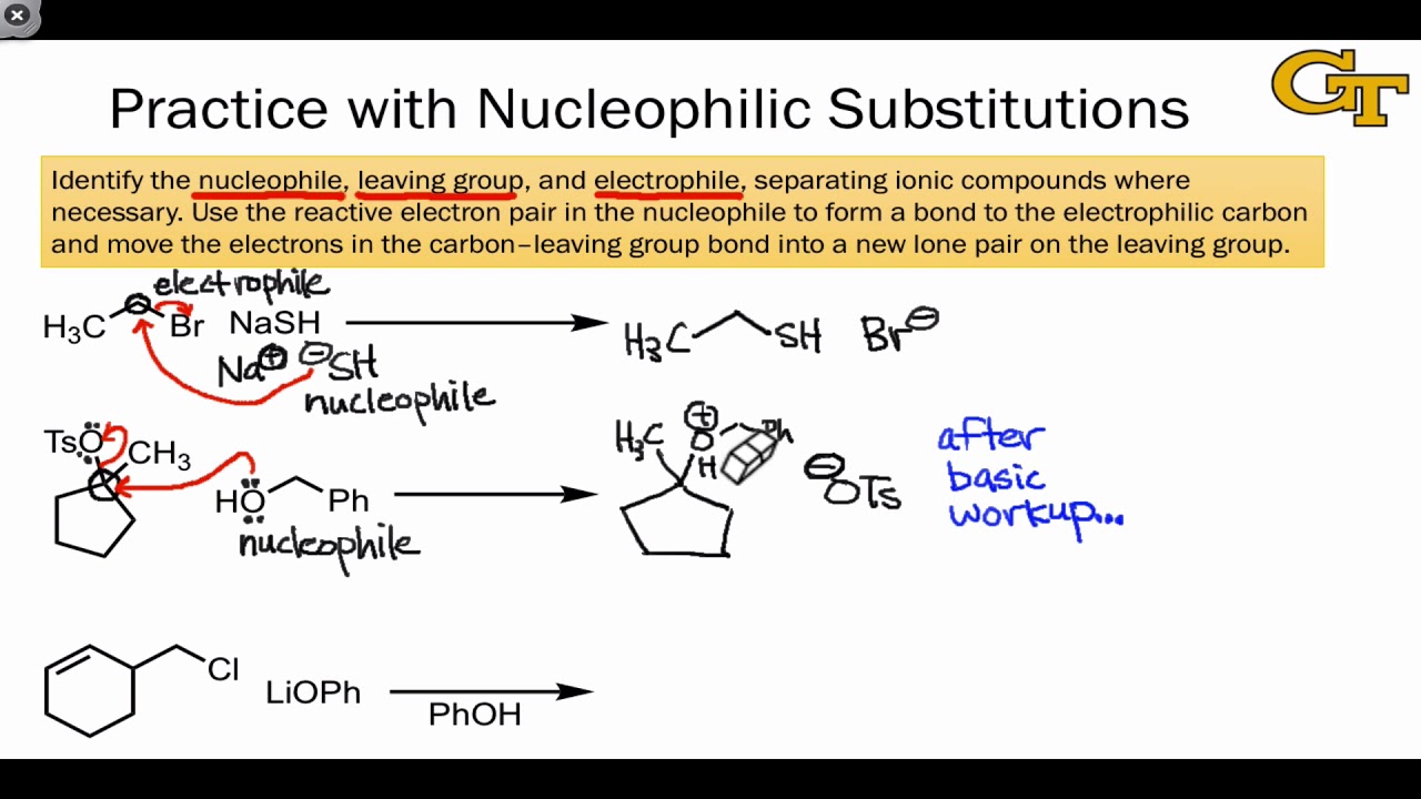 18 04 Predicting Products Of Nucleophilic Substitution Reactions YouTube 18-04-predicting-products-of-nucleophilic-substitution-reactions-youtube