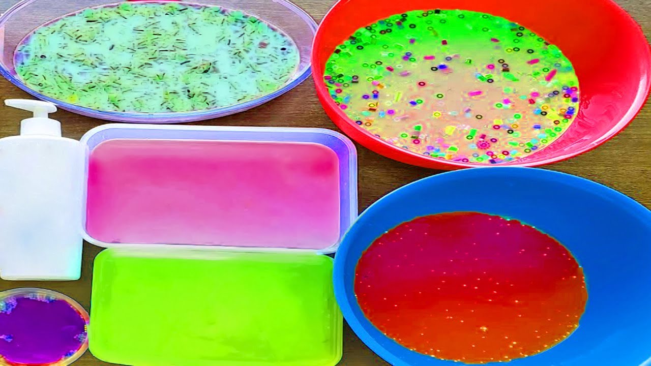 Relaxing Slime Mixing - Super Satisfying Mix - YouTube