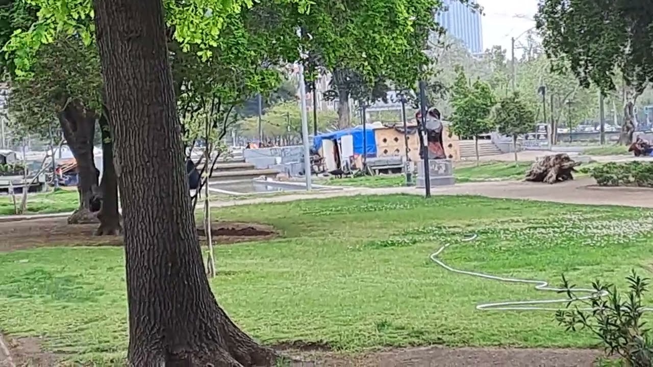 Zona cero a tres años de del 18 de octubre 2019. Parque Balmaceda y sus ...
