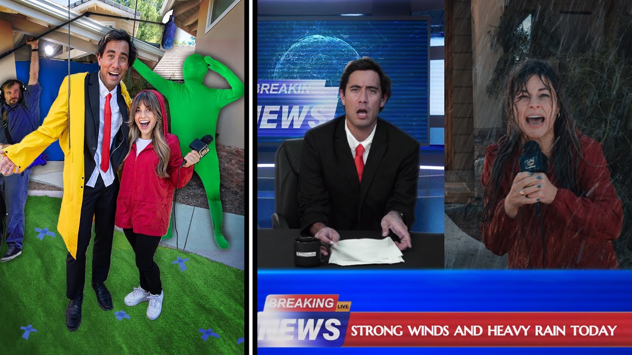 HE DID NOT just do this on LIVE TV | Best Zach King Tricks ...