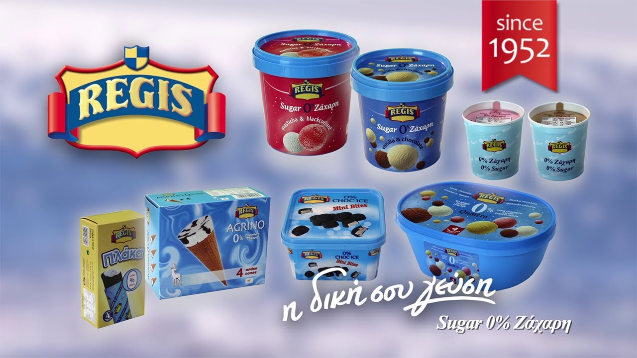REGIS Ice Cream - 0% Sugar - YouTube