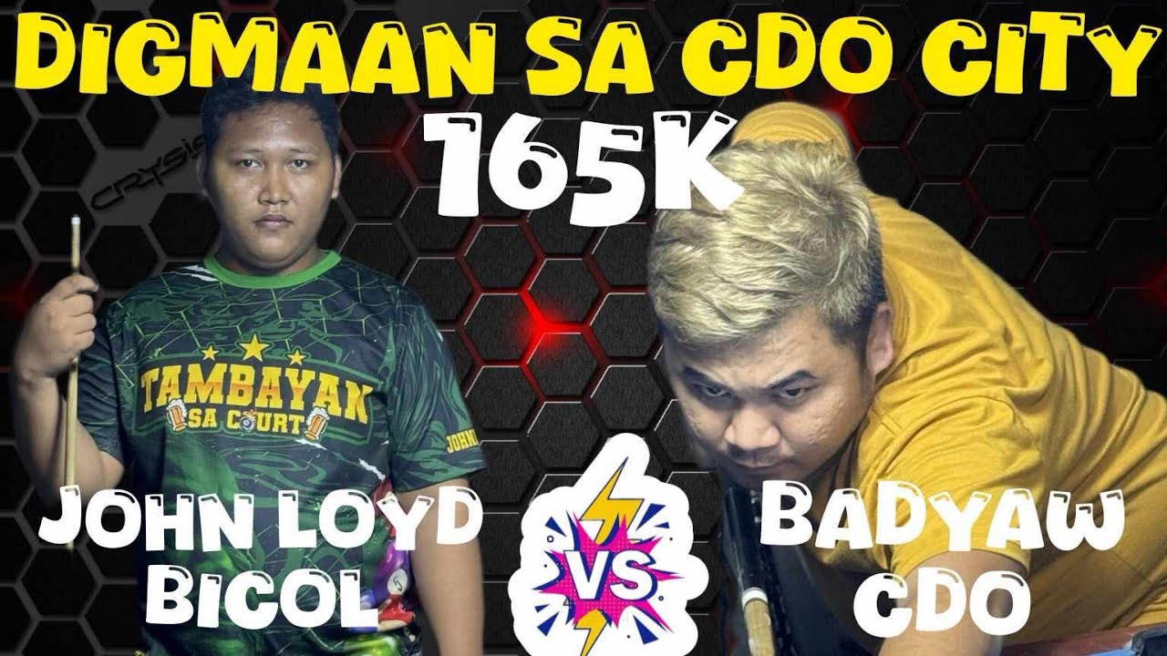 BET 165k | JOHN LOYD BICOL 🆚 BADYAW CDO - YouTube