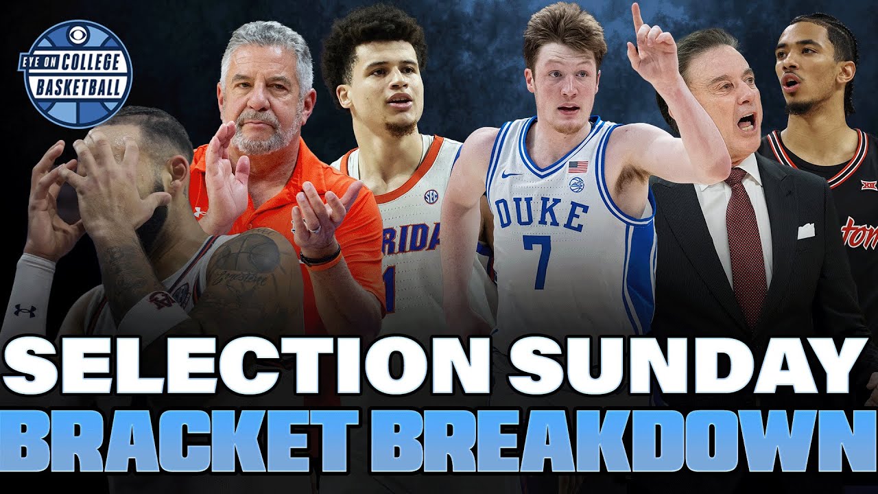 The BEST 2025 Selection Sunday Reaction Show! NCAA Tournament bracket ...