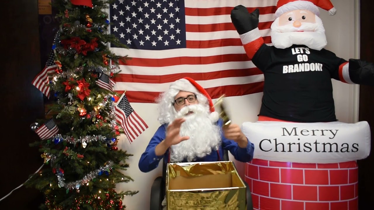 Santa: Let's Go Brandon! Merry Christmas Message - YouTube