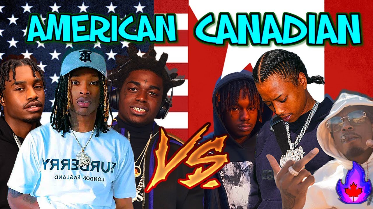 American VS Canadian Rappers - YouTube